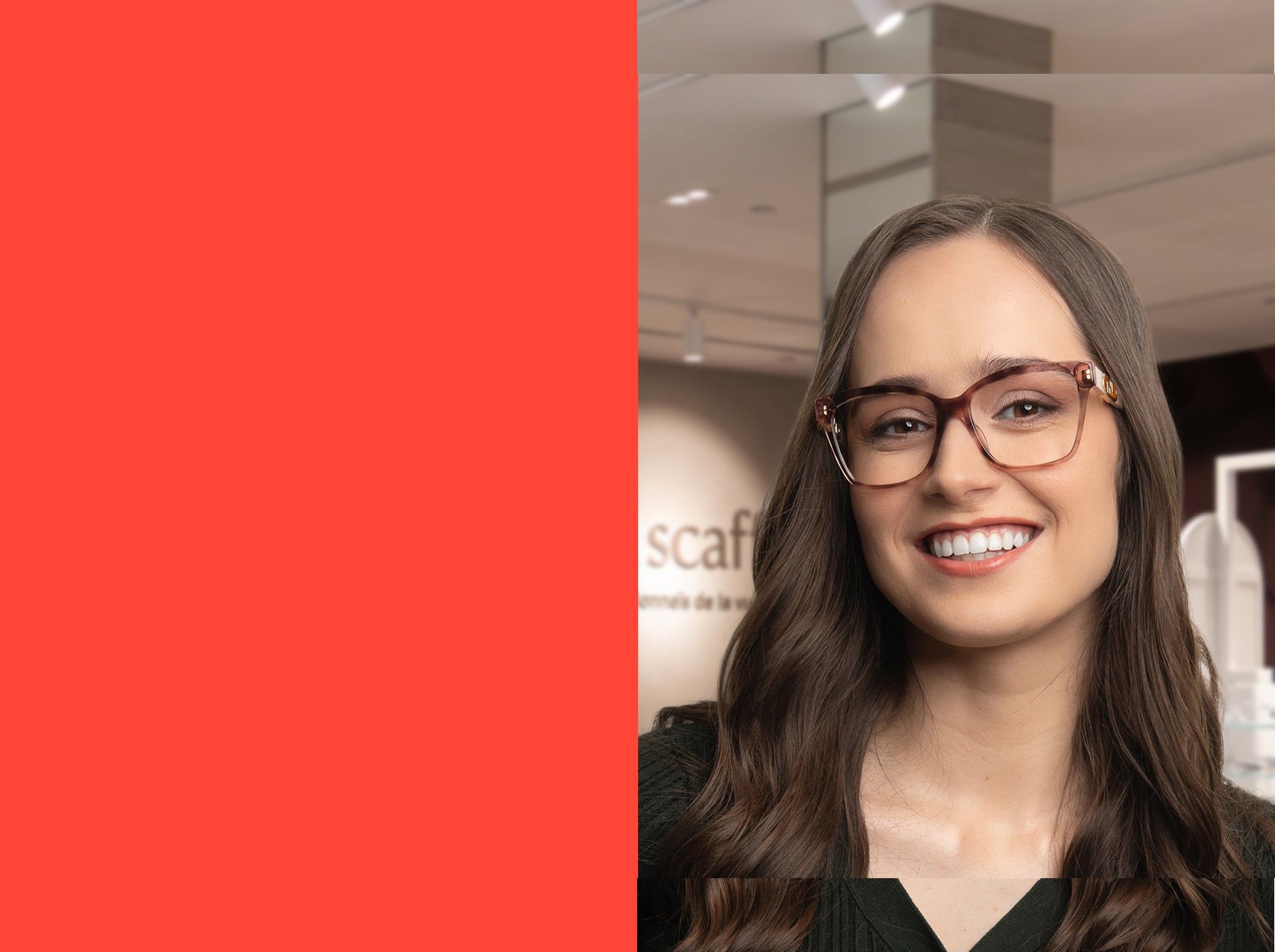 Glasses, Optician and eye exam by optometrist – Greiche & scaff